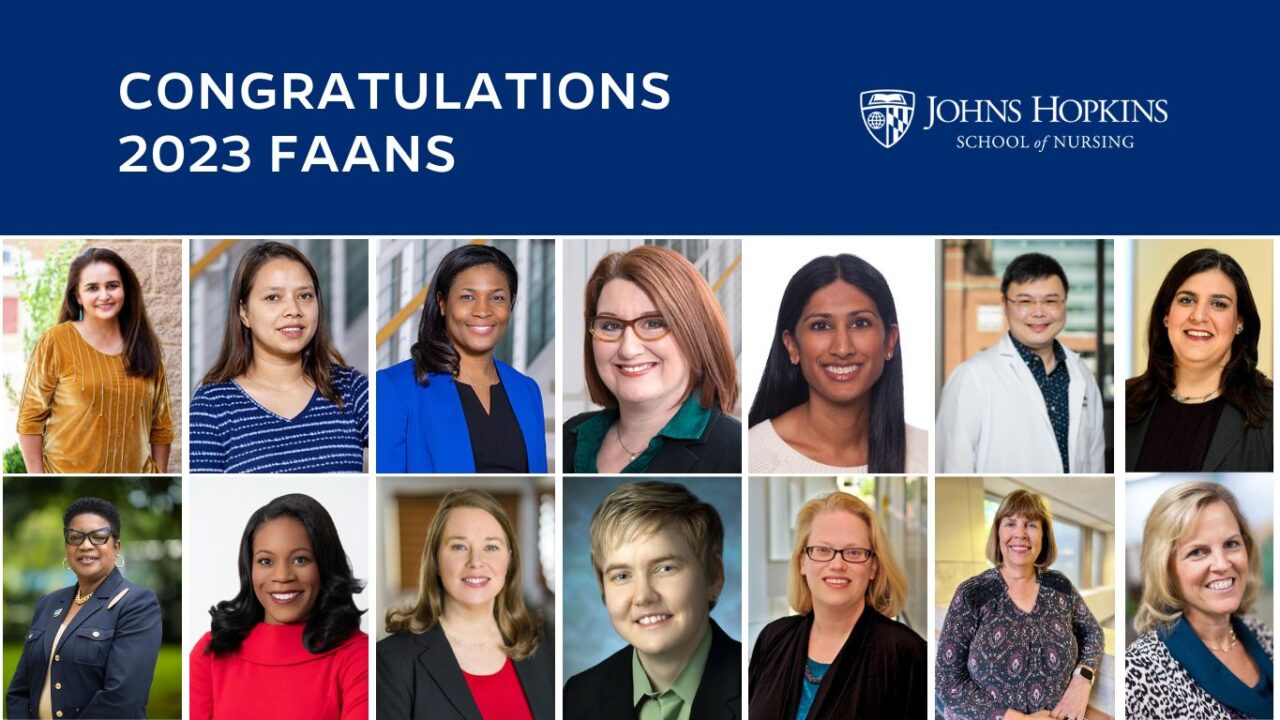American Academy of Nursing Fellows from the Johns Hopkins School of Nursing - Johns Hopkins ...